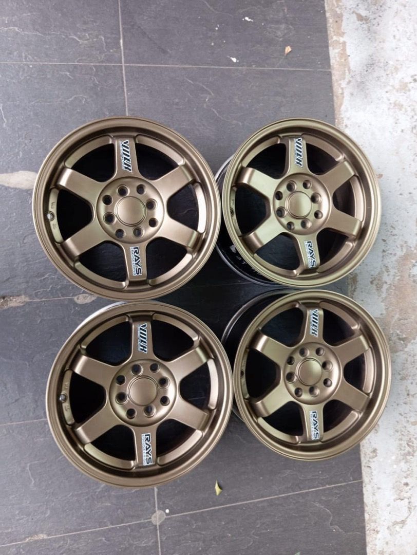 SPORT Rim TE37 15" MYVI BEZZA SAGA AXIA VIOS CITY ALMERA IRIZ WAJA PERSONA NEO, Auto Accessories ...