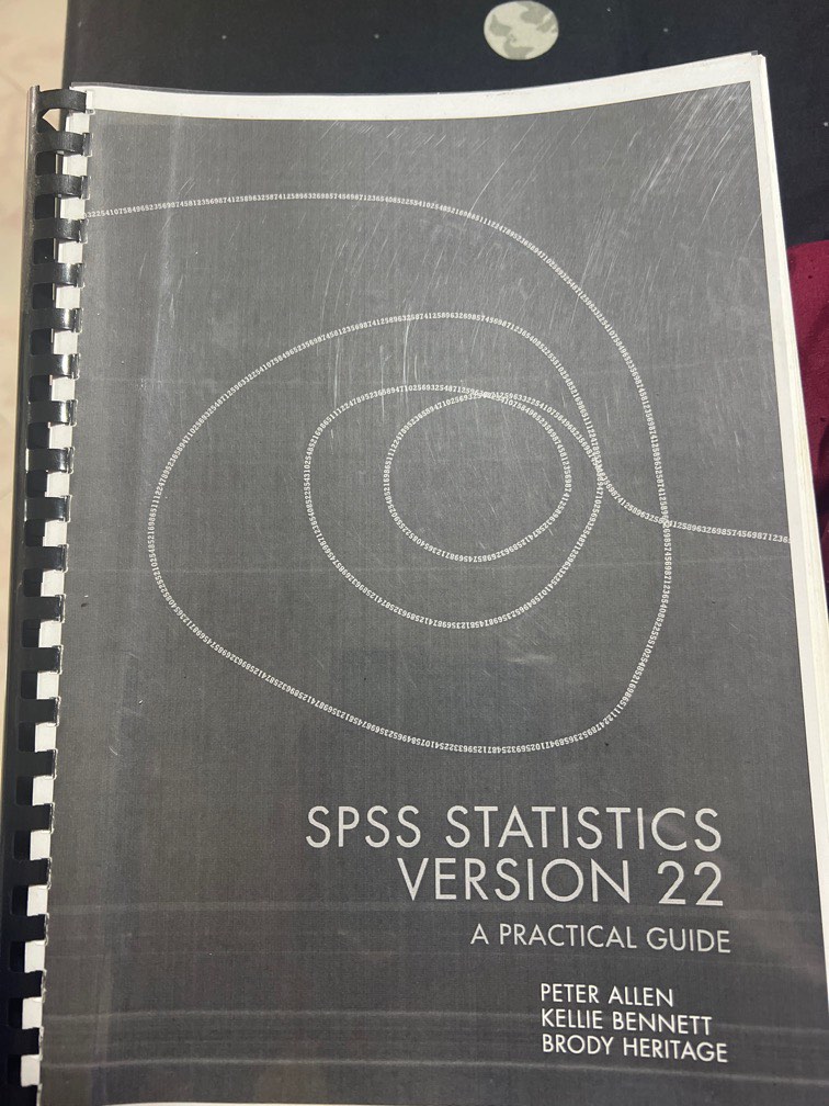 SPSS STATISTICS, Hobbies & Toys, Books & Magazines, Textbooks on Carousell