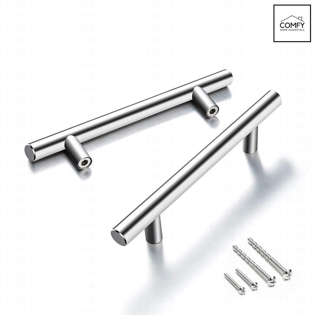Stainless Steel Cylinder Cylindrical Cabinet Handle Drawer Pull Closet ...