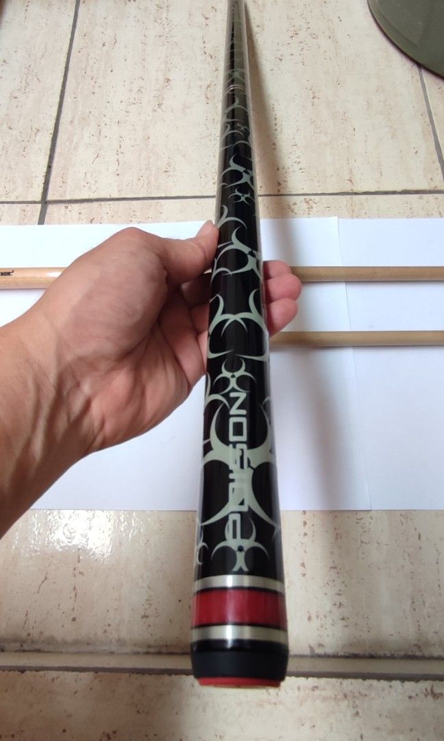 Stick Billiard Poison Cyanide CY3 Cue. Biliar Stik Low Deflection tip ...