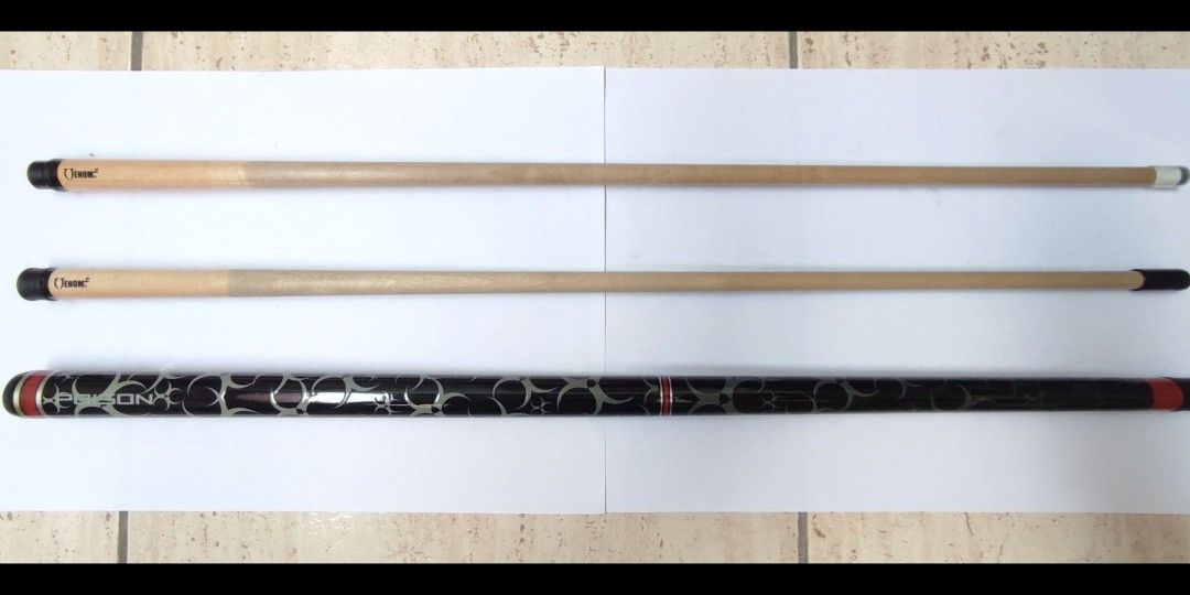 Stick Billiard Poison Cyanide CY3 Cue. Biliar Stik Low Deflection tip ...