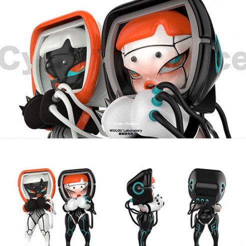 SUVII Who Hunts and Heals: Cyber-Violence (Black), Hobbies & Toys, Toys ...