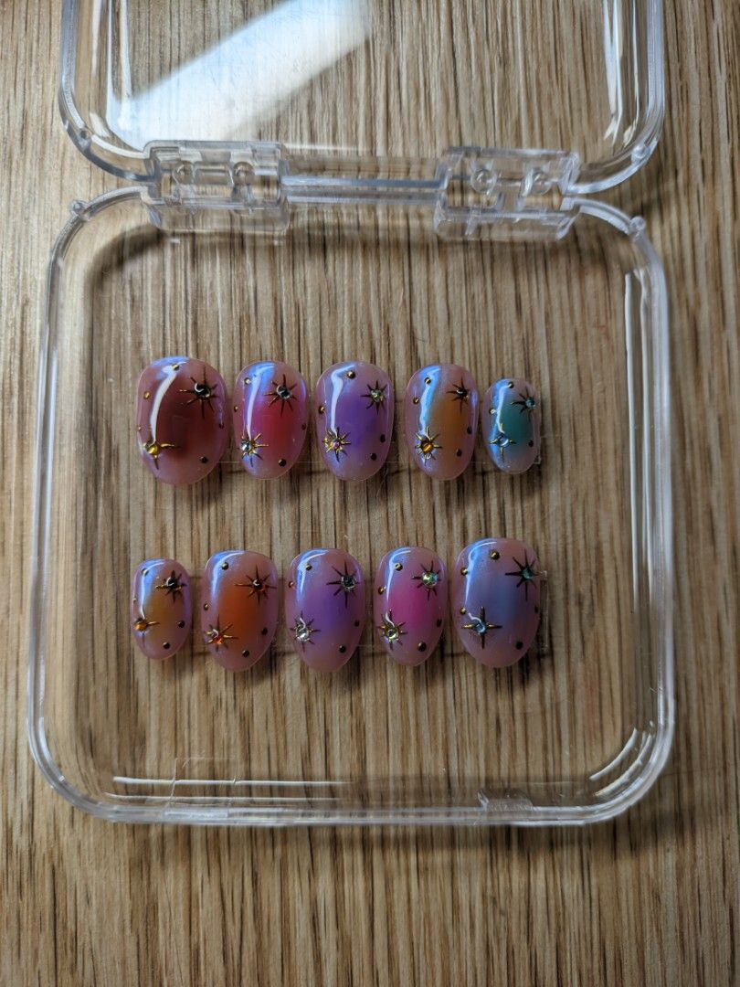 Taylor swift inspired Press-on Nails, Beauty & Personal Care, Hands ...