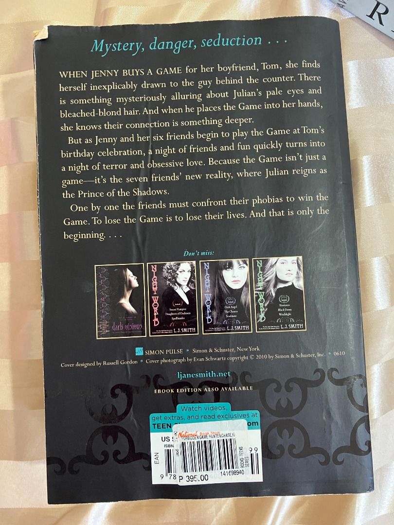 The Forbidden Game by L.J. Smith (Heavily Used) [Paperback: 2nd-Hand ...