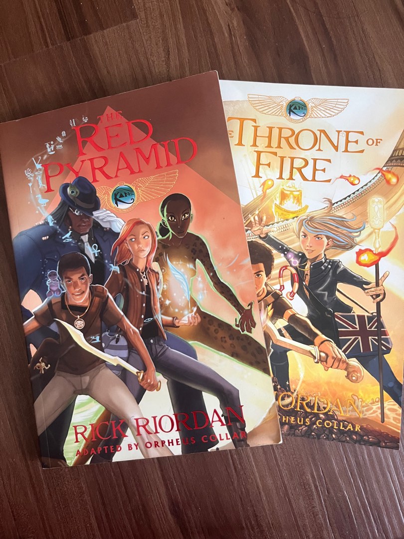 The Red Pyramid series graphic novel by Rick Riordan, Hobbies & Toys ...