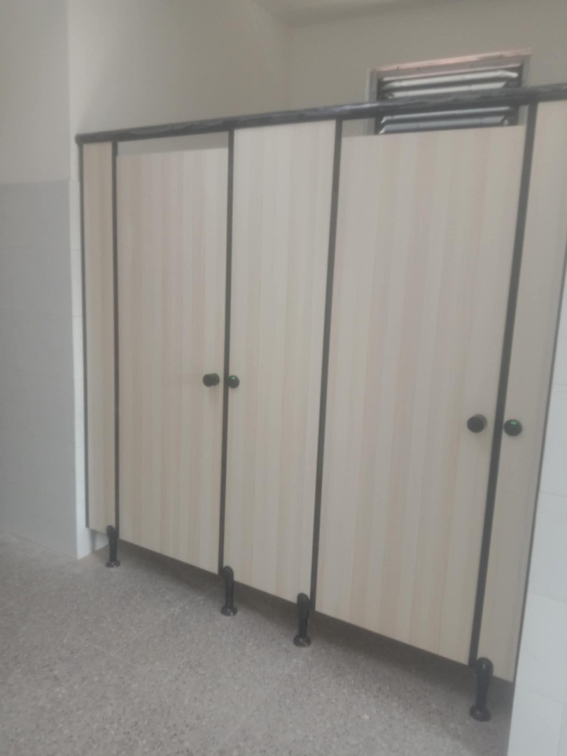 Toilet Partition Phenolic Board 12 mm with PWD, Slop Sink, Urinal ...