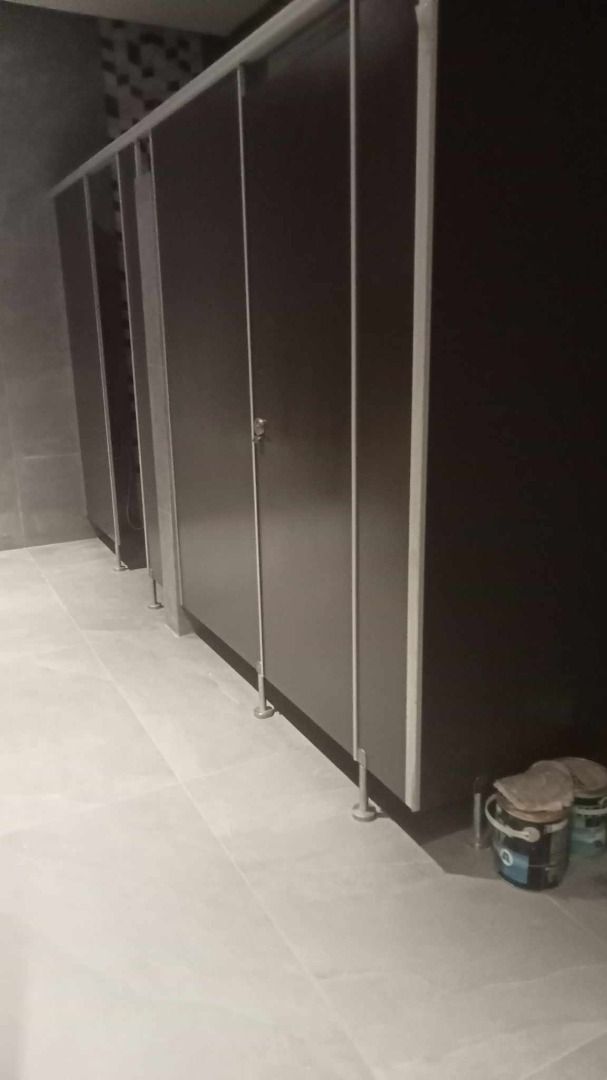 Toilet Partition Phenolic Board 12 mm with PWD, Slop Sink, Urinal ...