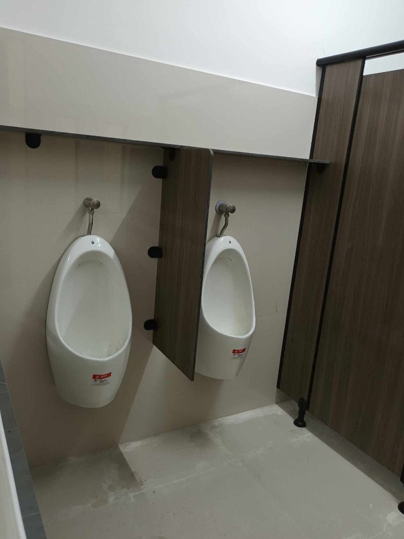 Toilet Partition Phenolic Board 12 mm with PWD, Slop Sink, Urinal ...