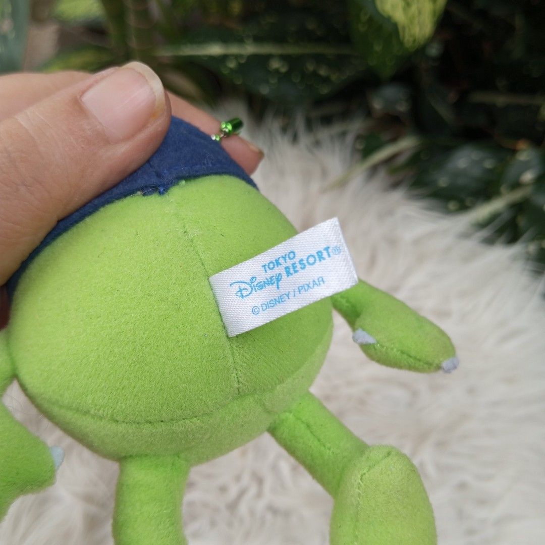 Tokyo DISNEY Resort Monsters University Mike Wazowski Ball Chain Plush ...