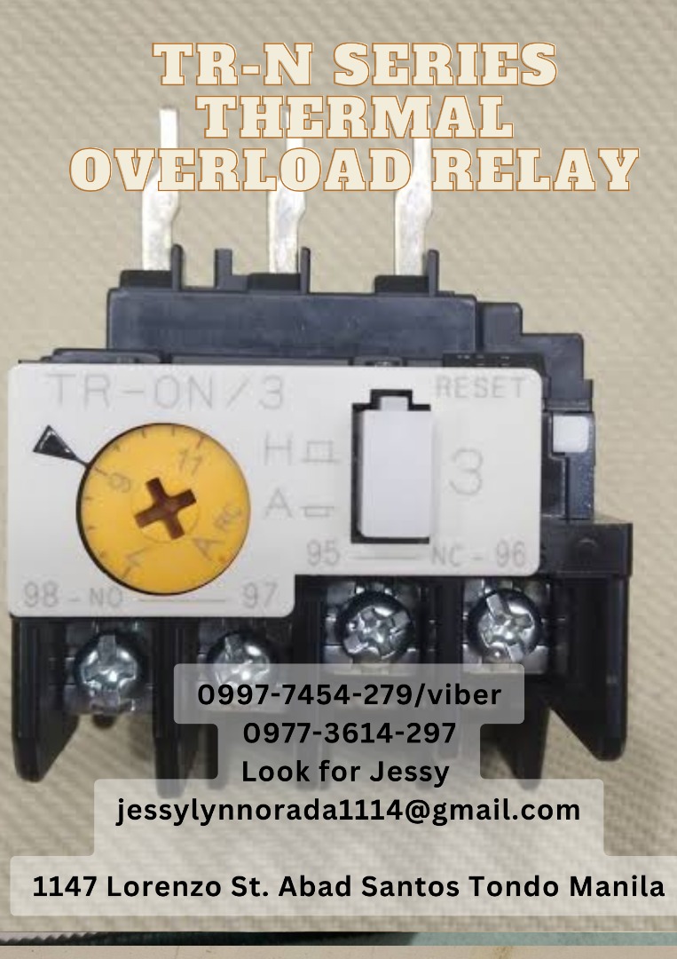 TR-N SERIES THERMAL OVERLOAD RELAY, Commercial & Industrial ...