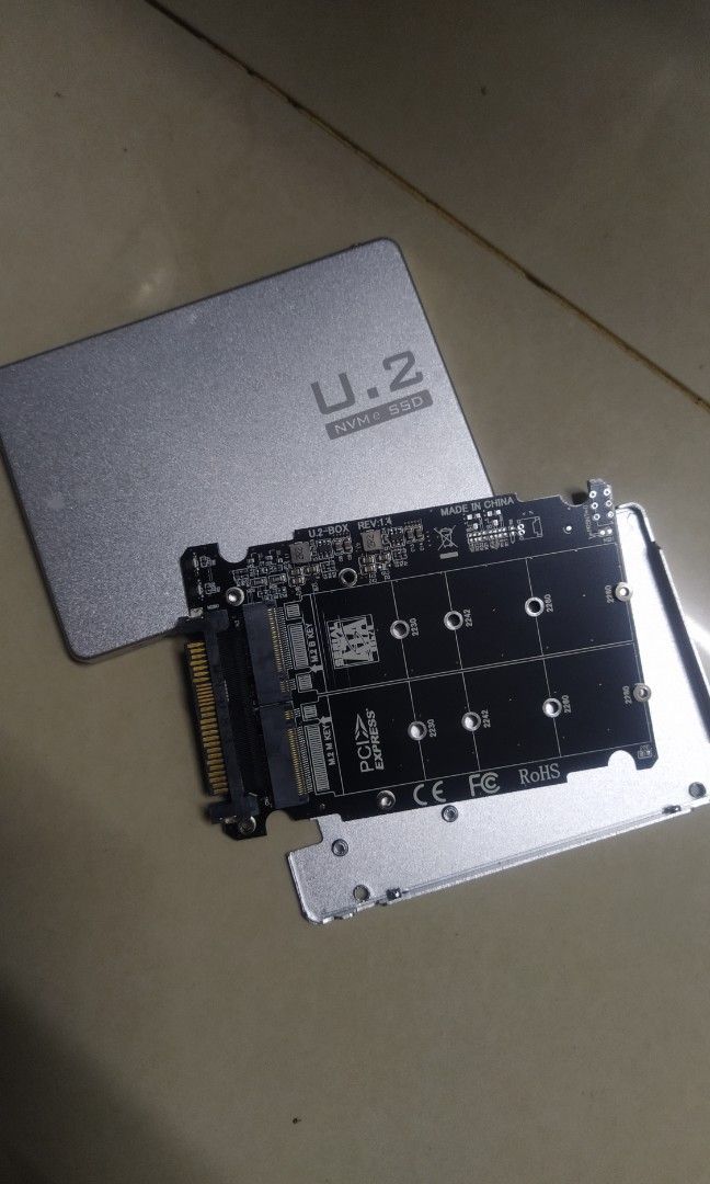 U2 to NVME/SATA SSD enclosure, Computers & Tech, Parts & Accessories ...