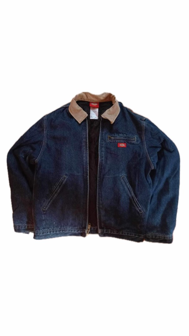 Vintage Dickies Blue Denim Detroit Jacket, Men's Fashion, Coats ...