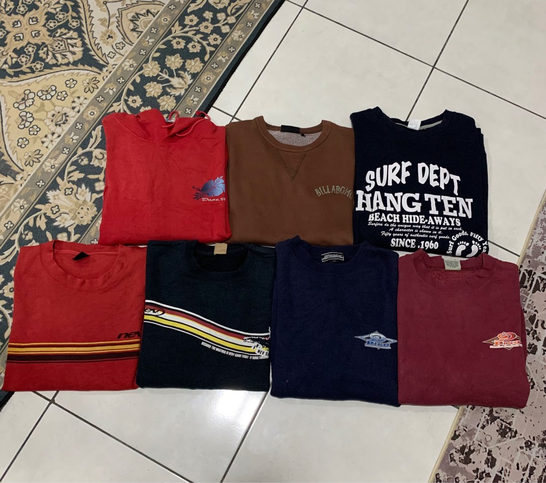 VINTAGE SURFING PIKO BILLABONG REV, Men's Fashion, Tops & Sets, Hoodies ...