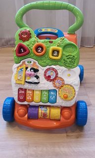 VTech Sit To Stand Learning Baby Walker Toddler Walker - Pink (without ...