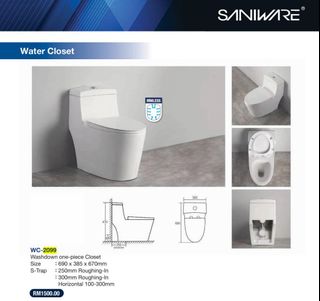 Saniware SWBS-A6491 Bathroom Cabinet Set Wood, Furniture & Home Living ...
