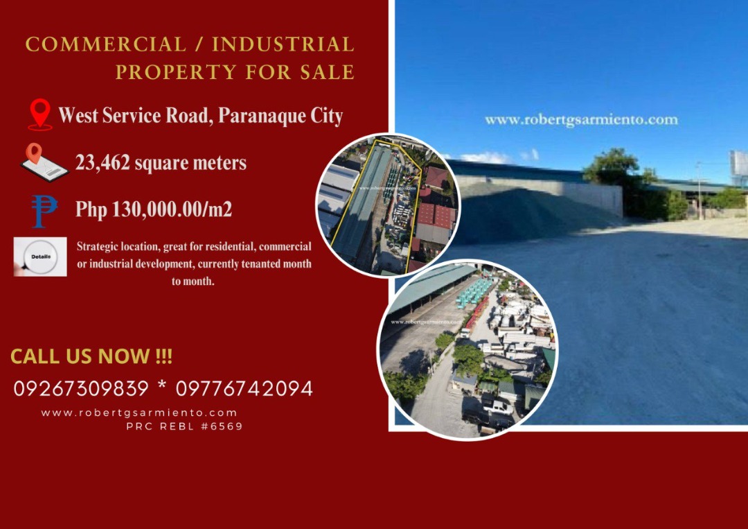 West Service Road, Paranaque City - COMMERCIAL * INDUSTRIAL PROPERTY ...