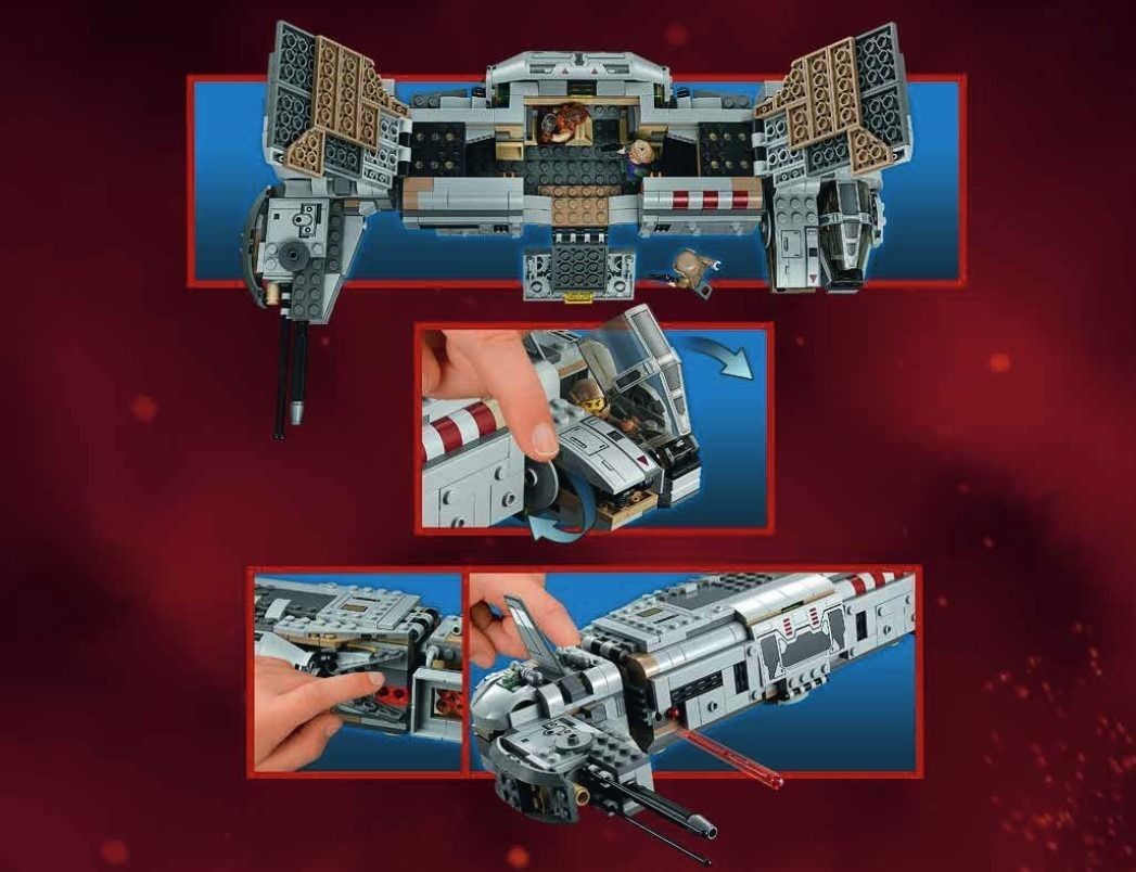 646 pieces Resistance Troop Transporter Star Wars toy Building Blocks ...