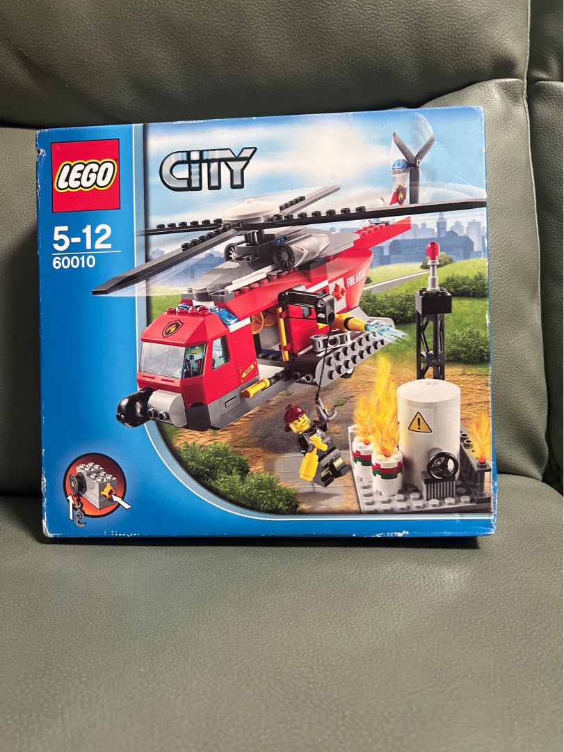 絕版 Lego 60010 Fire Helicopter 消防直升機, 興趣及遊戲, 玩具 & 遊戲類 - Carousell