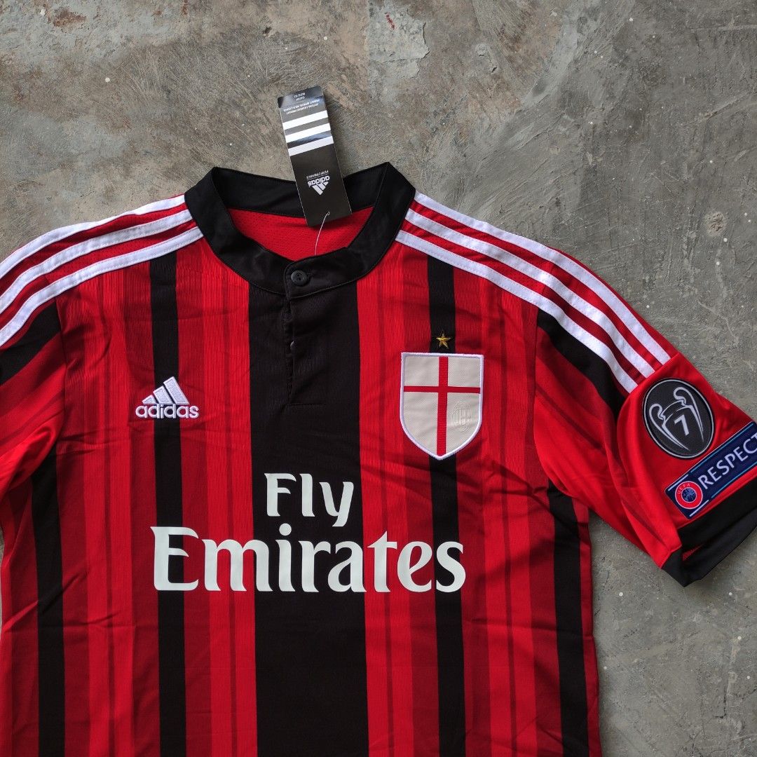 AC Milan 14/15 Home Kit nameset Torres No 9 Adidas, Men's Fashion ...