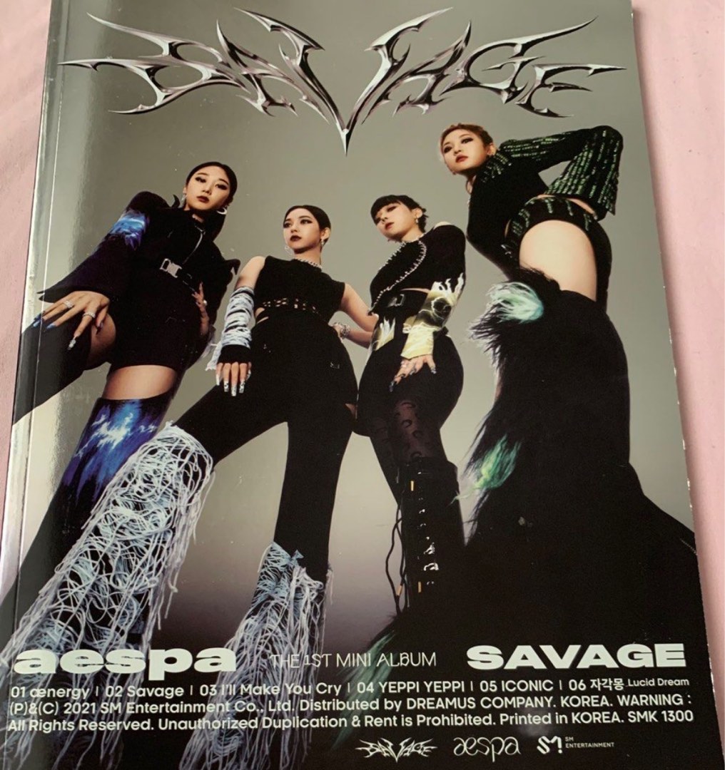 AESPA Savage mini album, Hobbies & Toys, Memorabilia & Collectibles, K ...