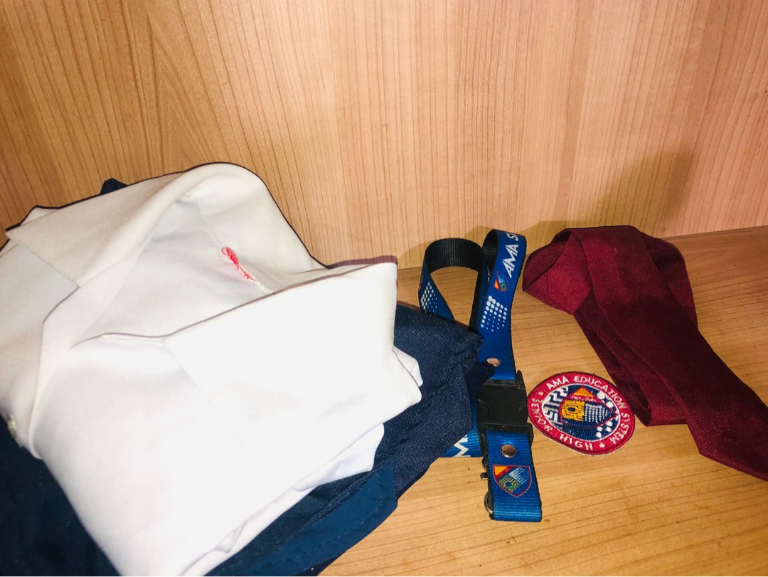 AMA Uniform Set, Women's Fashion, Tops, Blouses on Carousell