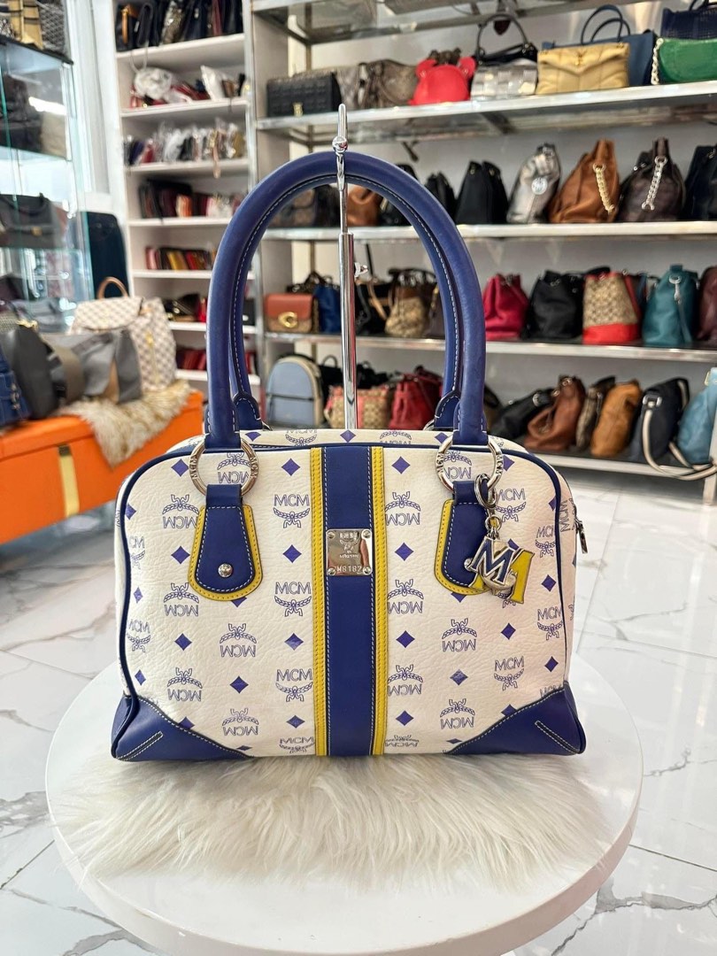 Authentic MCm medium tote Bag, Luxury, Bags & Wallets on Carousell