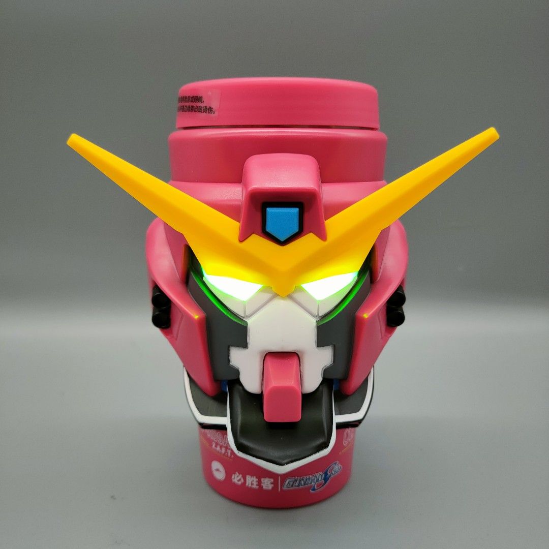 Bandai X Pizza Hut Justice Gundam Tumbler 430ml, Hobbies & Toys, Collectibles & Memorabilia, Fan ...