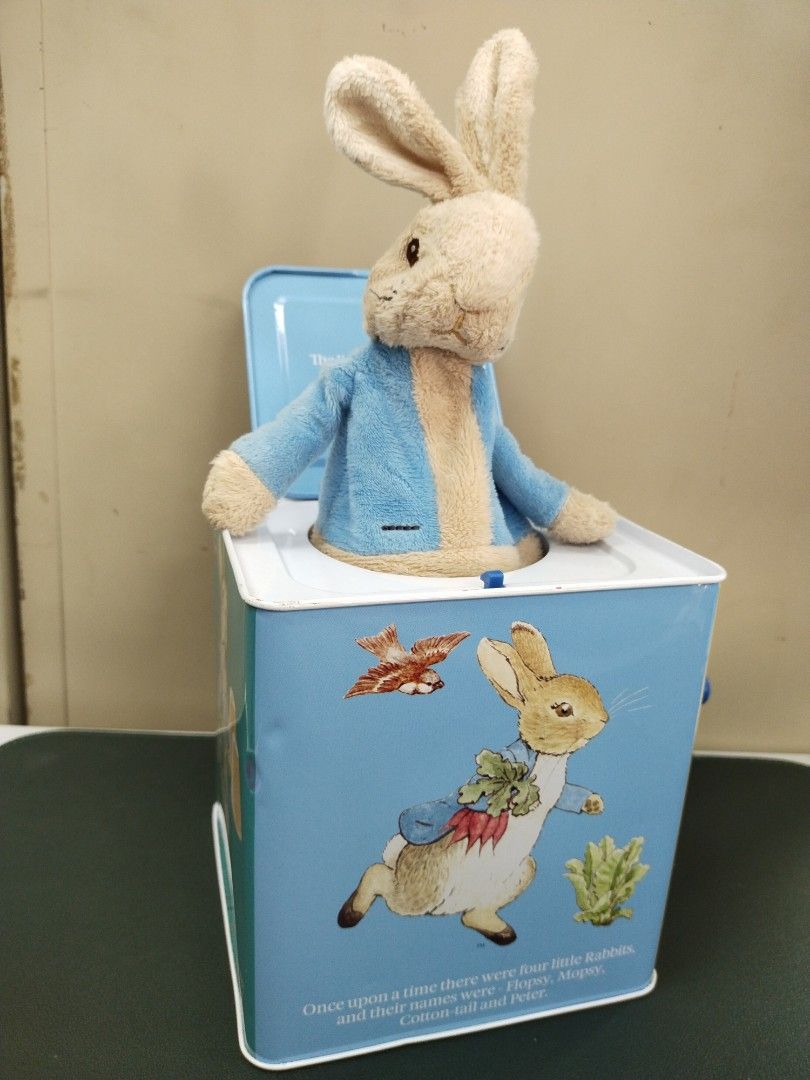 Beatrix Potter Peter Rabbit Good Little Bunny Jack In The Box Toy ...