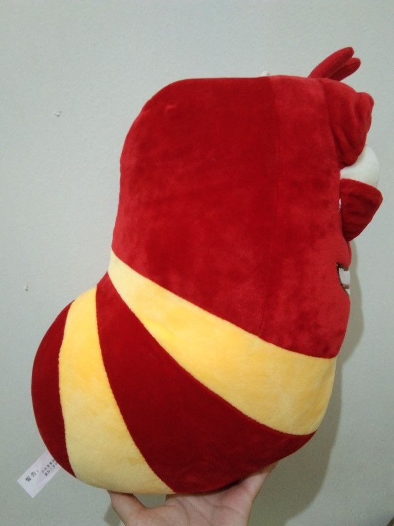 Big Cute Kawaii Larva Movie Red Caterpillar Bug Insect Plush Plushie ...