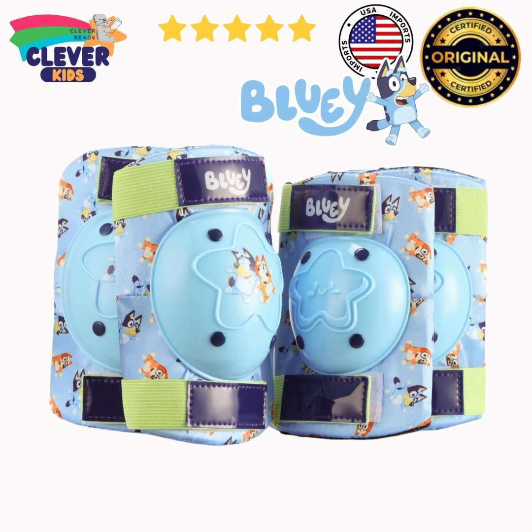 Bluey Elbow and Knee Pads for Kids, Babies & Kids, Going Out, Other ...