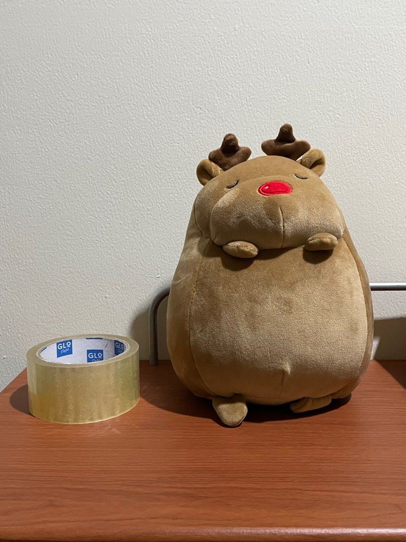 boneka rudolf reindeer rusa natal christmas coklat miniso (BACA ...