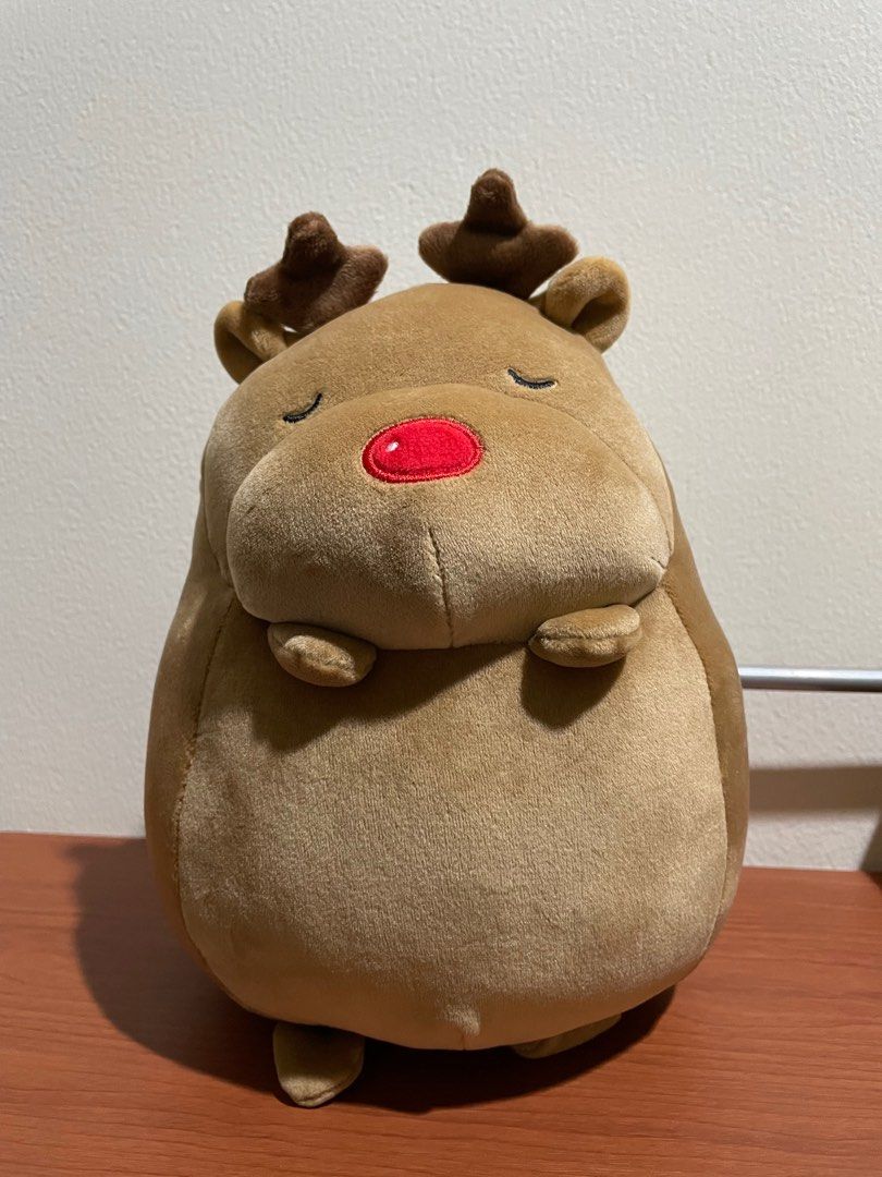 boneka rudolf reindeer rusa natal christmas coklat miniso (BACA ...