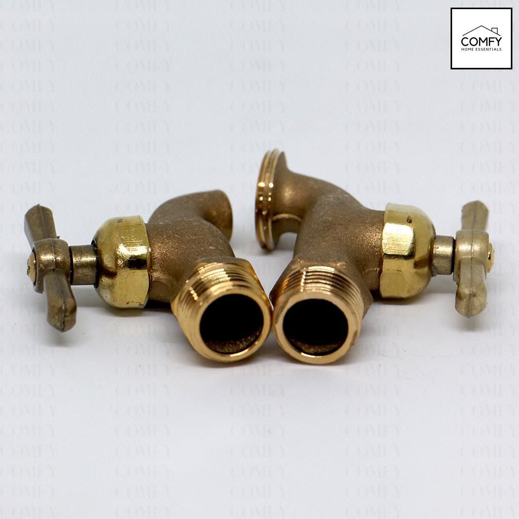 Brass Body Heavy Duty Copper Outdoor Garden Faucet Plain Bibb Hose Bibb ...