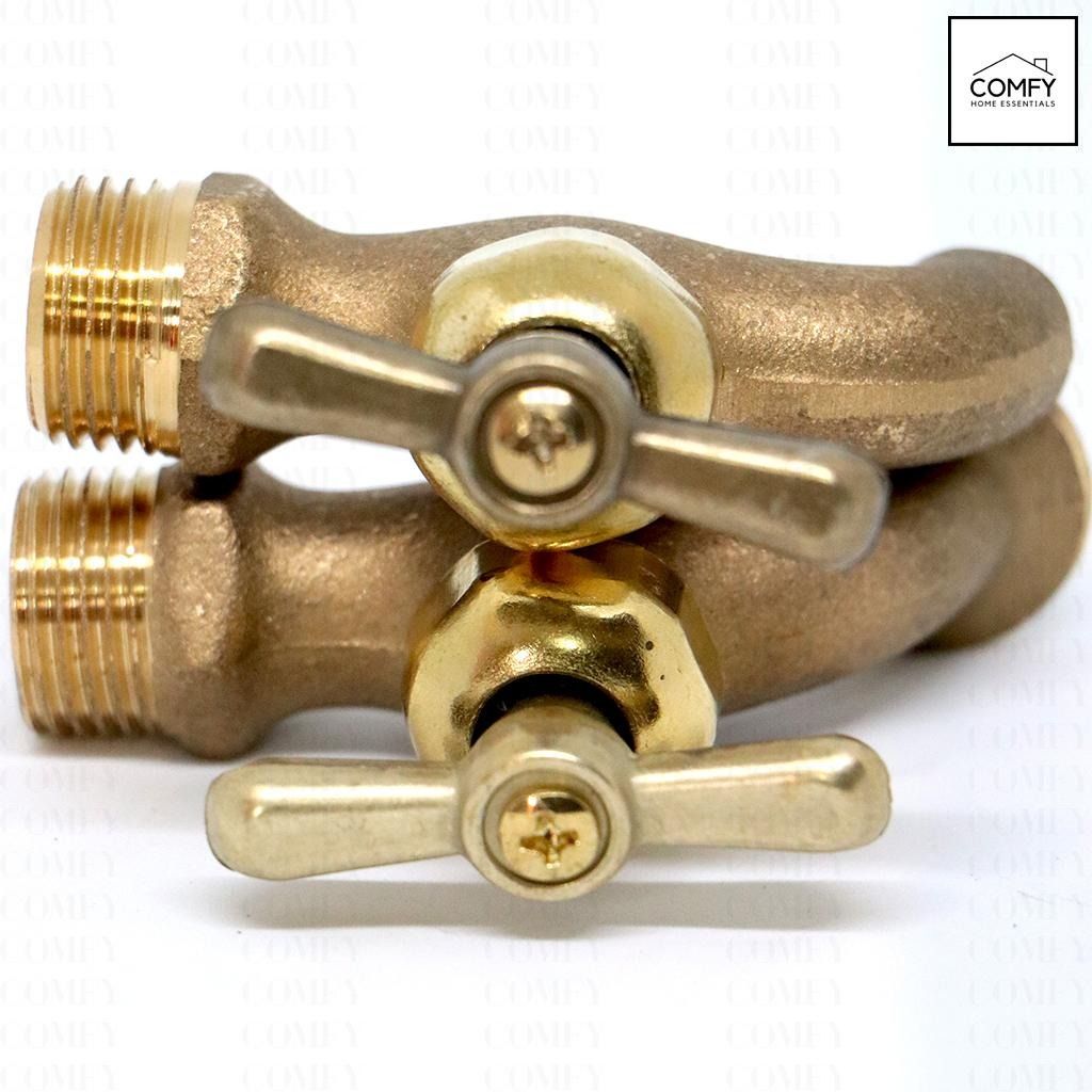 Brass Body Heavy Duty Copper Outdoor Garden Faucet Plain Bibb Hose Bibb ...
