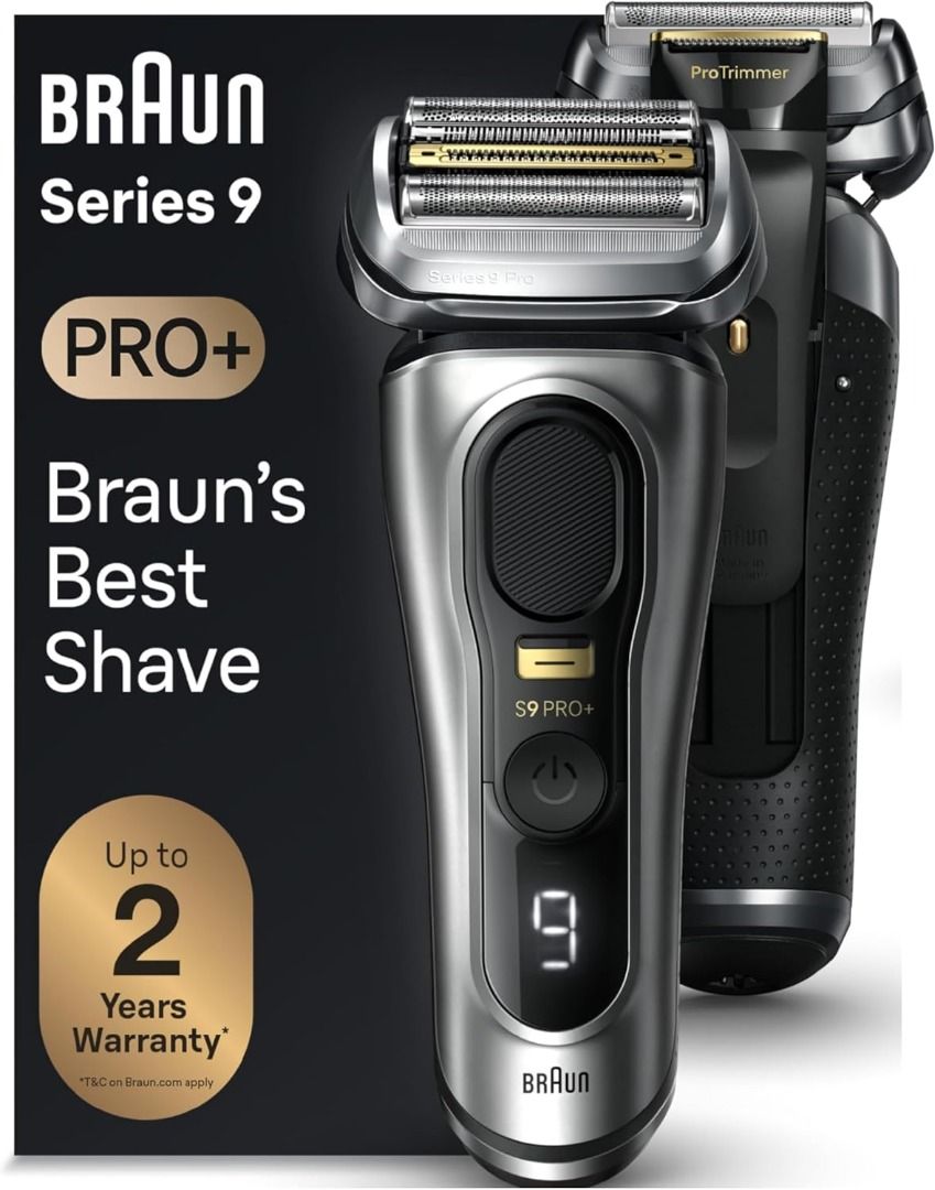 Braun Series 9 9517s PRO+ Electric Razor for Men, 5 Pro Shave Elements ...