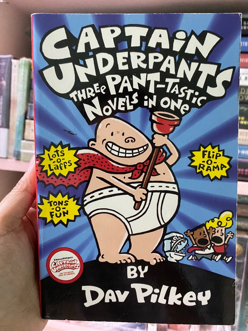 Captain Underpants 3 in 1 novel, Hobbies & Toys, Books & Magazines ...
