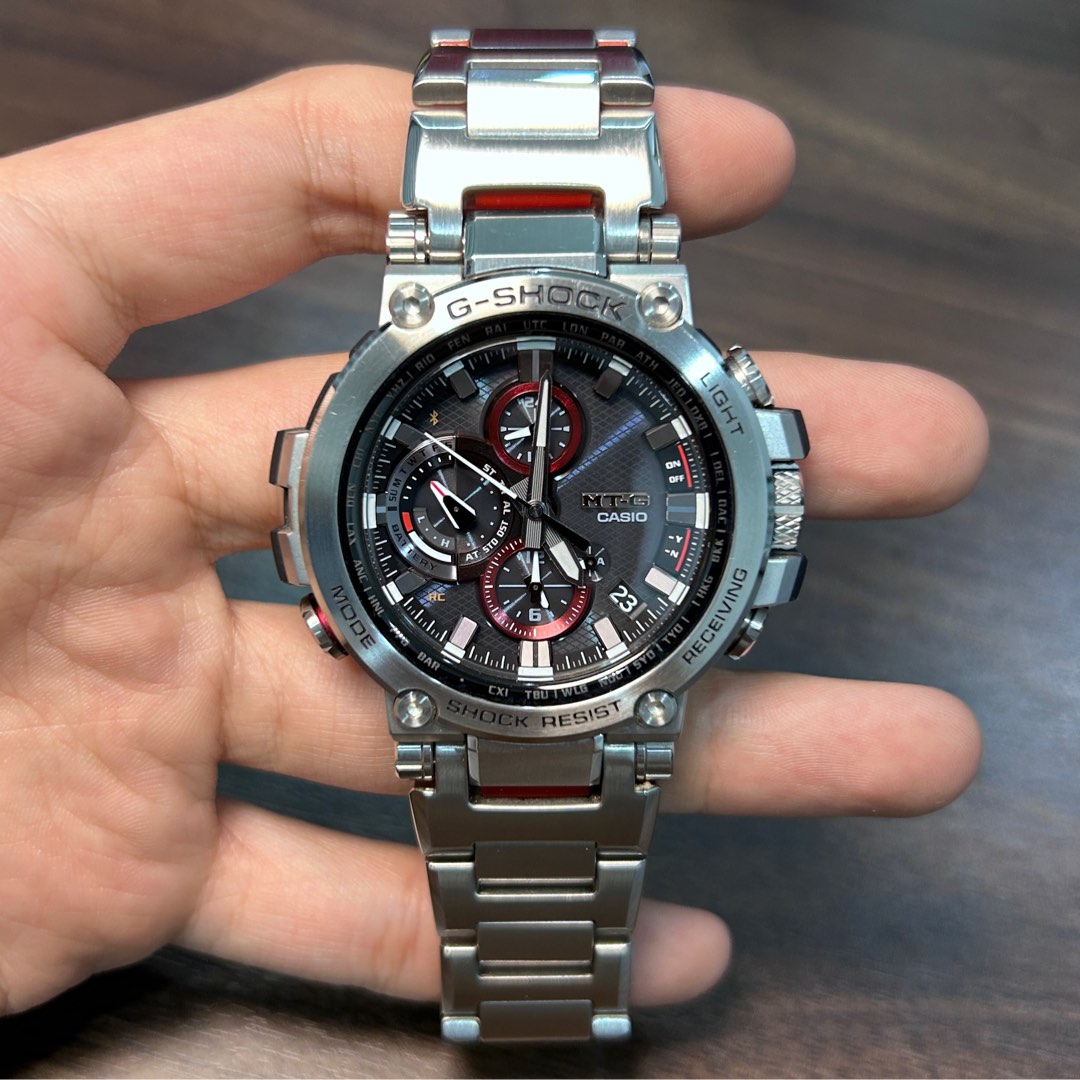 Casio G-Shock MT-G MTG-B1000D-1A Sapphire Multi Band 6 Tough Solar ...