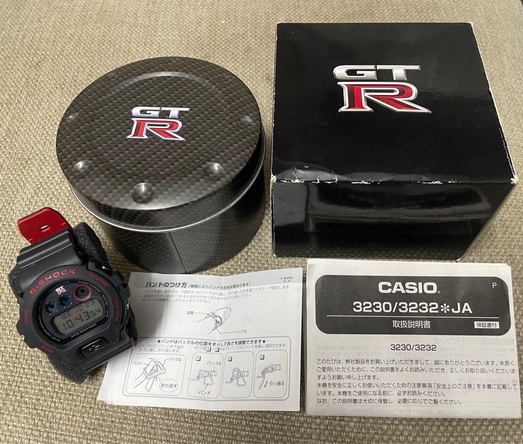CASIO NISSAN GT-R G-Shock DW-6900FS Limited Edition (Japan Set) Full ...