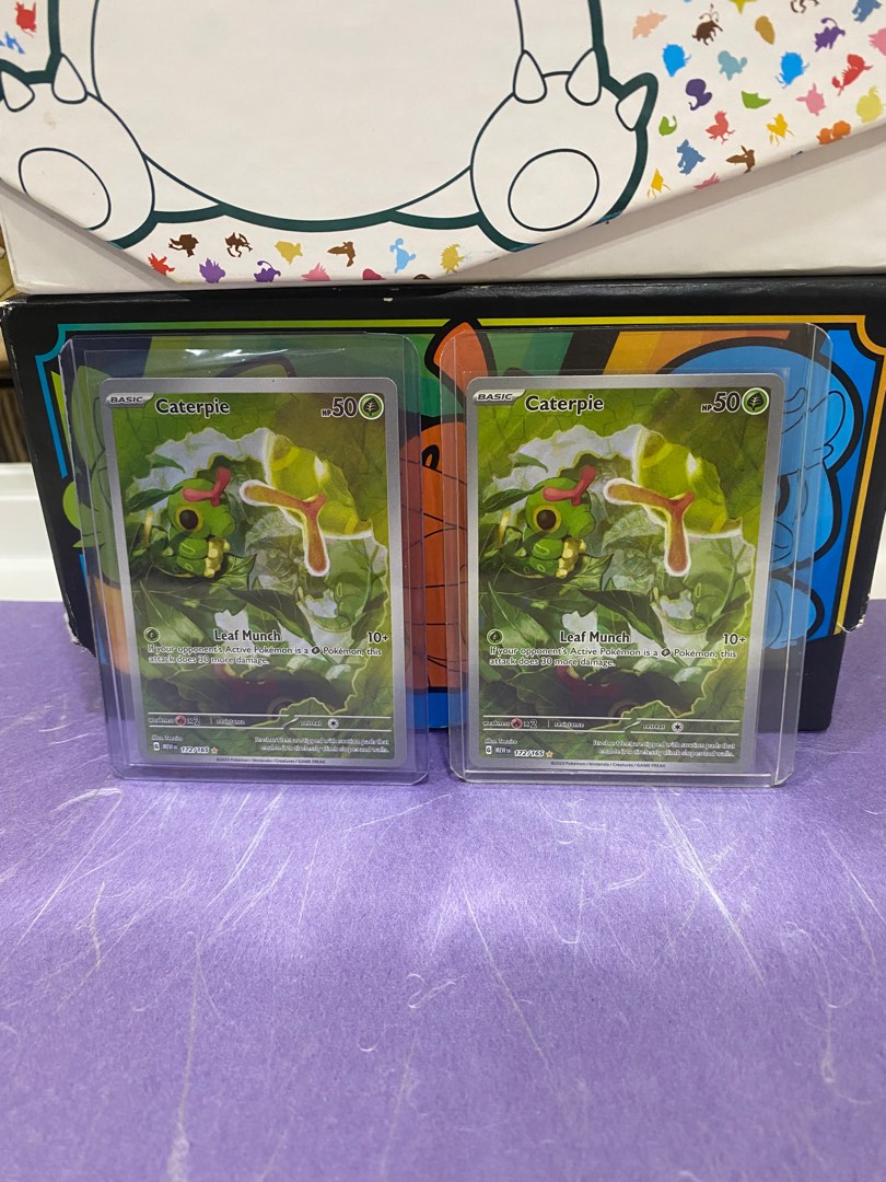 Caterpie - 172/165 - Illustration Rare (IR) - Pokémon Scarlet & Violet ...