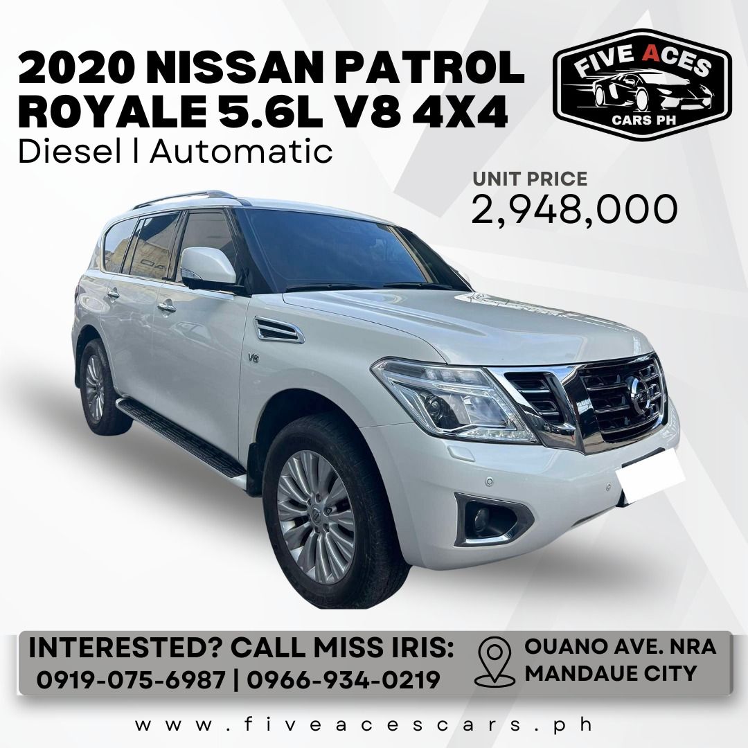 cebu 2020 Nissan Patrol Royale 5.6L Automatic Transmission 37tkms only ...