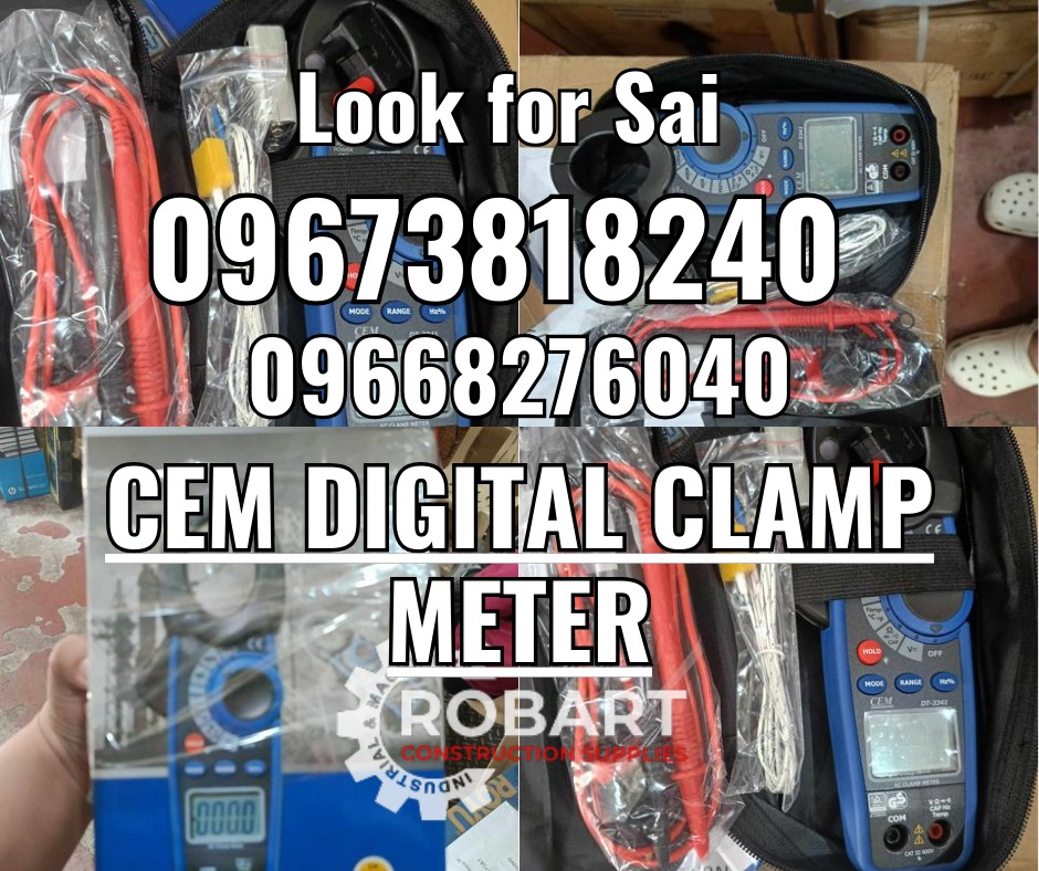 CEM Digital Clamp Meter, Commercial & Industrial, Construction Tools ...