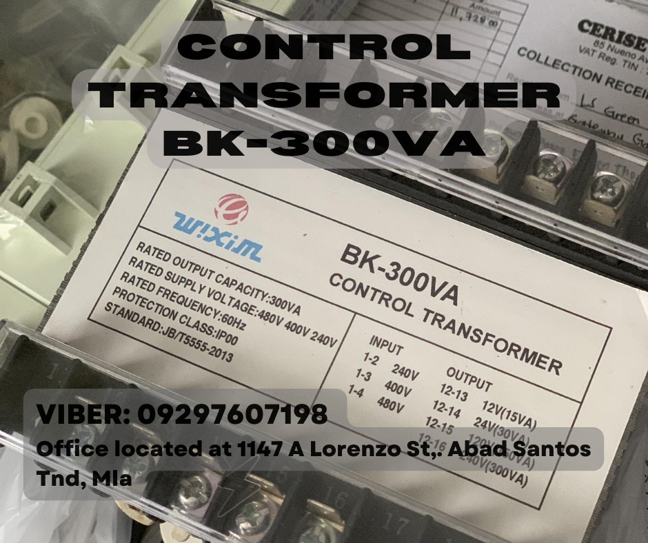Control Transformer BK-300VA, Commercial & Industrial, Construction ...