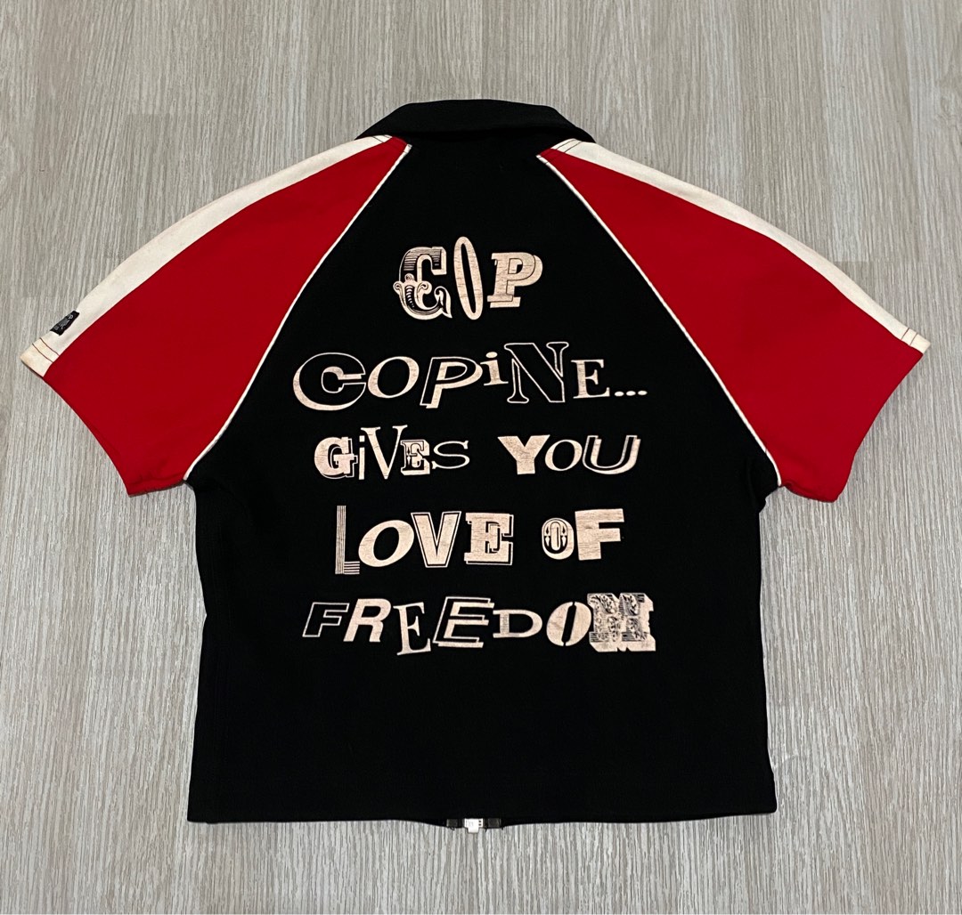 Cop Copine Paris France vintage 90s statement top y2k alt grunge street ...