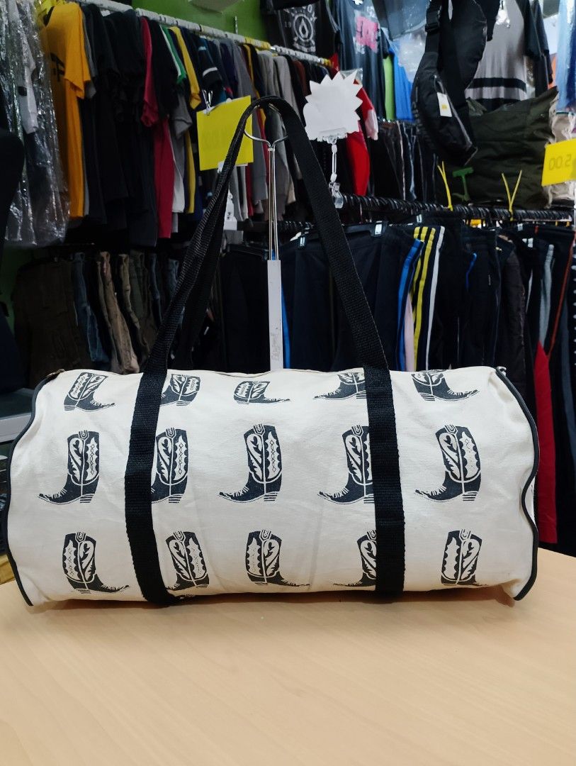 cowboy Boot Fullprint Duffle Bag, Luxury, Bags & Wallets on Carousell