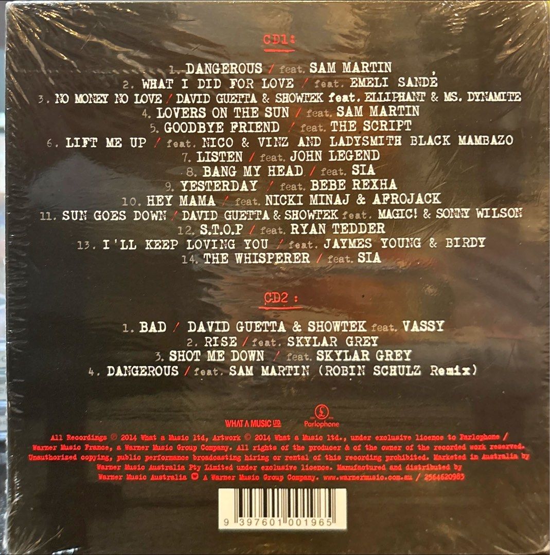 david guetta listen cd