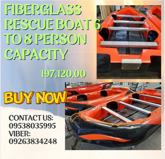 FIBERGLASS RESCUE BOAT 6 TO 8 PERSON CAPACITY, Everything Else, Others ...