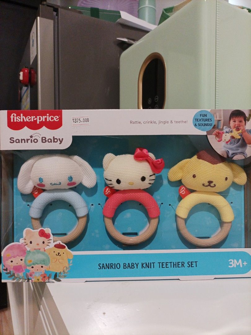Fisher price sanrio baby teether gigit, Bayi & Anak, Lainnya di Carousell