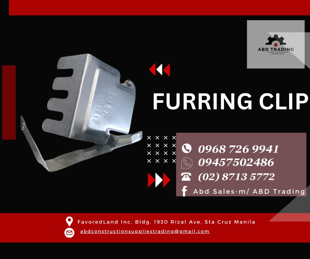 FURRING CLIP, Commercial & Industrial, Industrial Equipment on Carousell