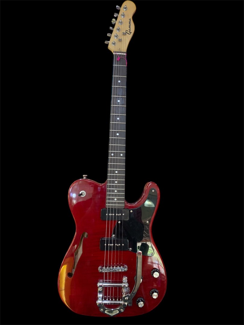 GAMMA GUITAR SEMI HOLLOW ELECTRIC, Hobbies & Toys, Music & Media ...