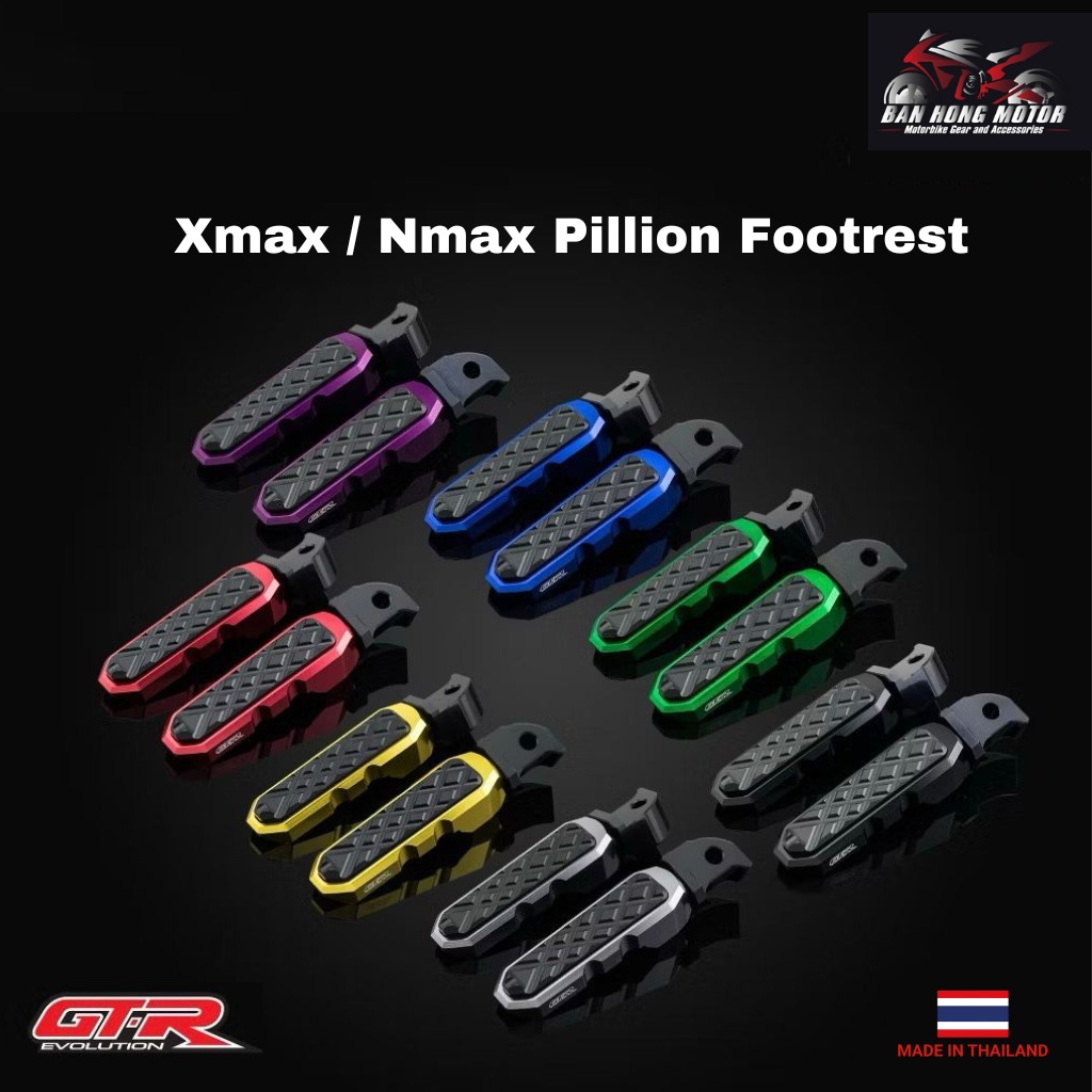 XMAX Footrest GT-R Evolution GTR Pillion Footrest / NMAX Pillion ...